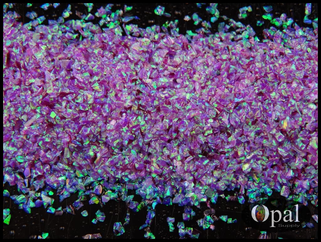 Crushed Opal - "Amethyst" /Premium Inlay Material for Jewelry, Woodwor ...
