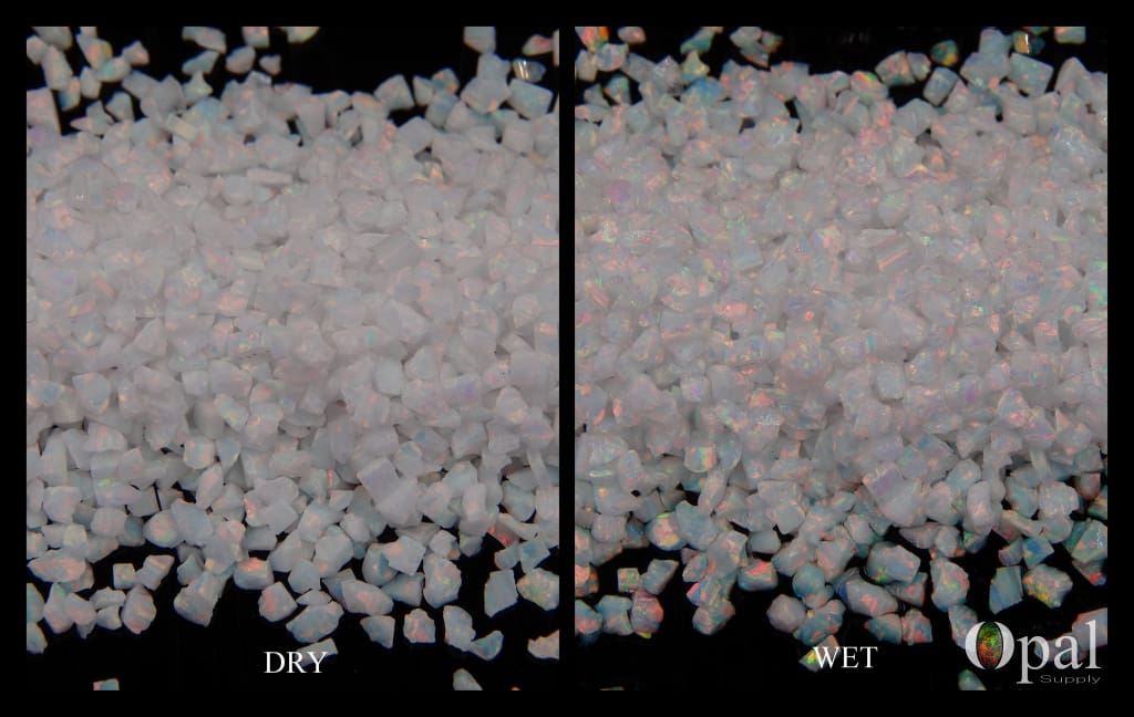 Crushed Opal - "Ice Fire" / Premium Inlay Material for Jewelry, Woodwo ...