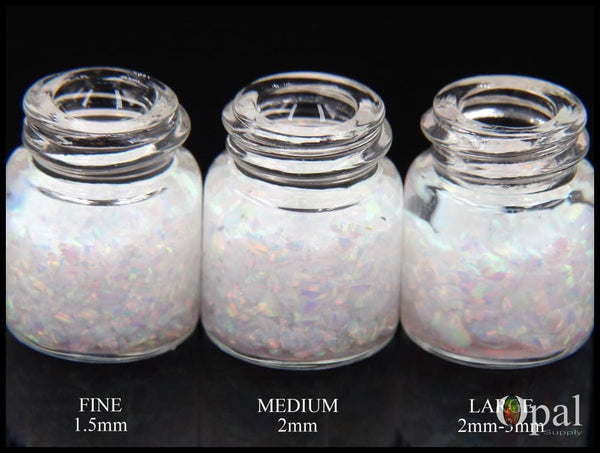 Crushed Opal - "Ice Fire" / Premium Inlay Material for Jewelry, Woodwo ...