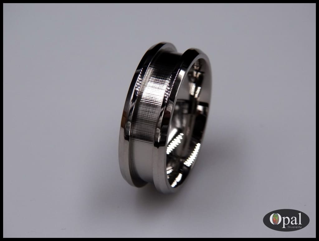 Ring Core Blank Stainless Steel for Inlay – Opal Ring Supply