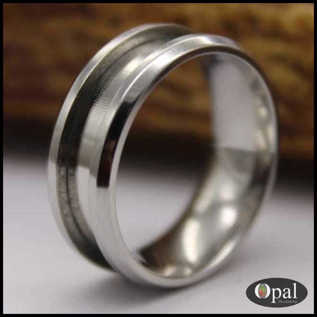 Ring Core Blank Stainless Steel for Inlay – Opal Ring Supply